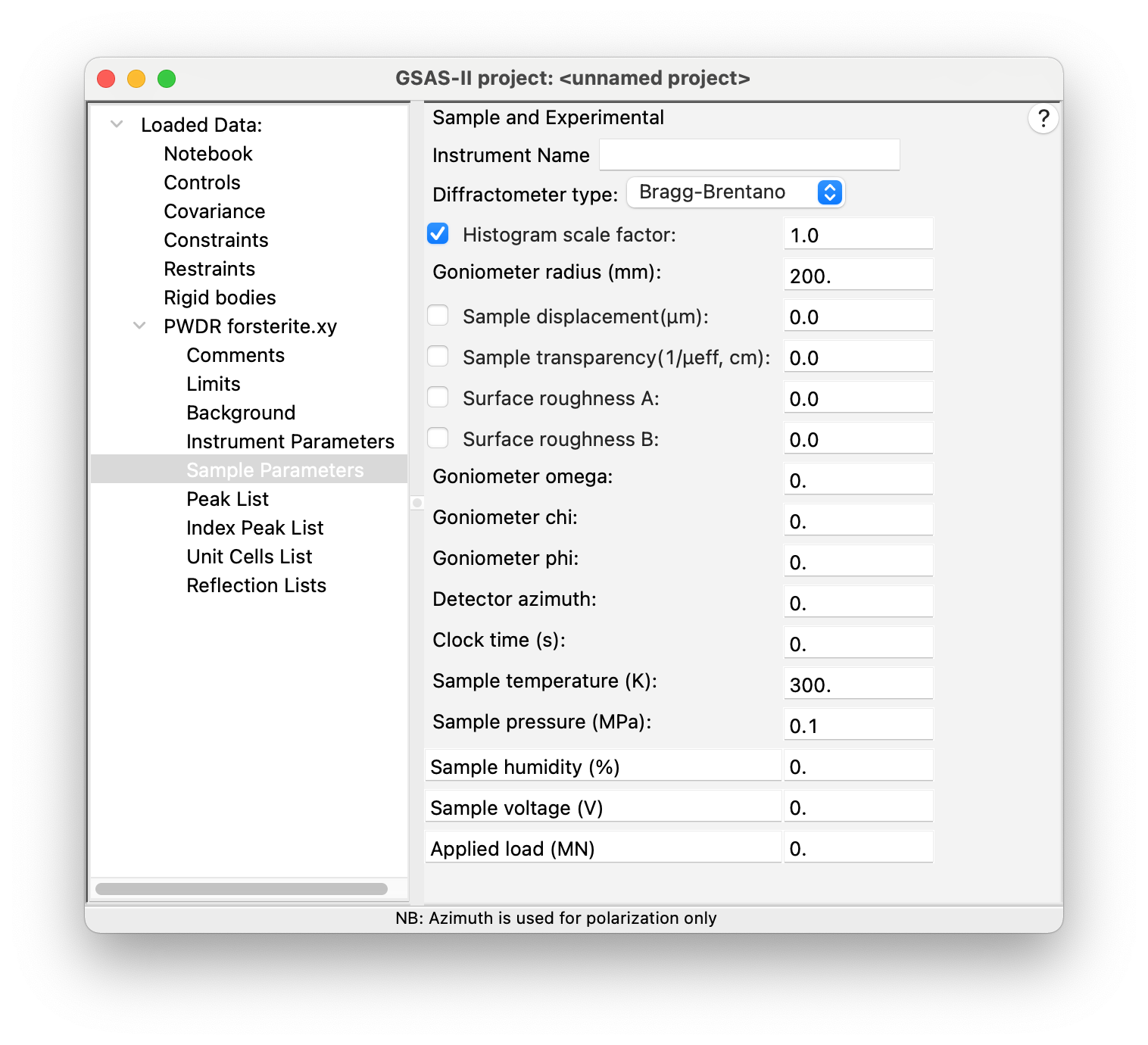 GSAS-IIの使用方法 - Kanzaki Wiki